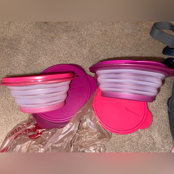Tupperware | Kitchen | Tupperware Flatout Containers Set Of 4 | Poshmark